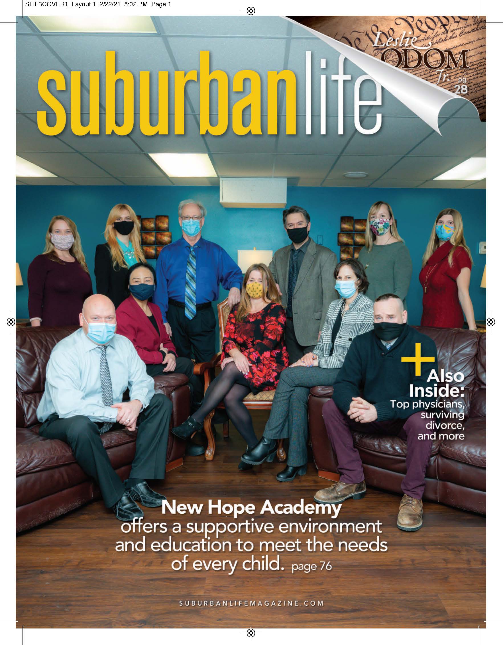 NHA Featured in Suburban Life - New Hope Academy
